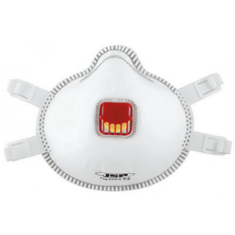 JSP disposable moulded valved FFP3 mask box 5