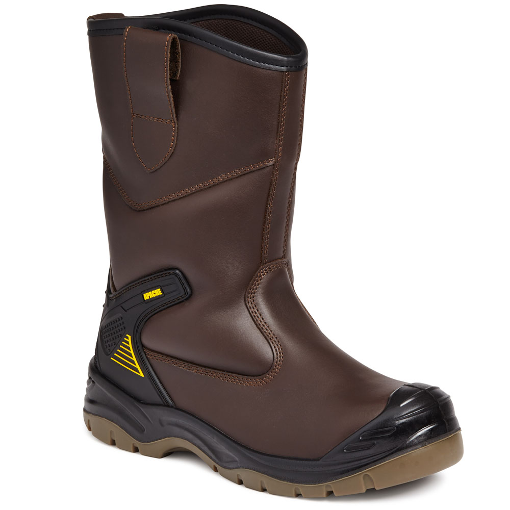 Brown Rigger Safety Boot